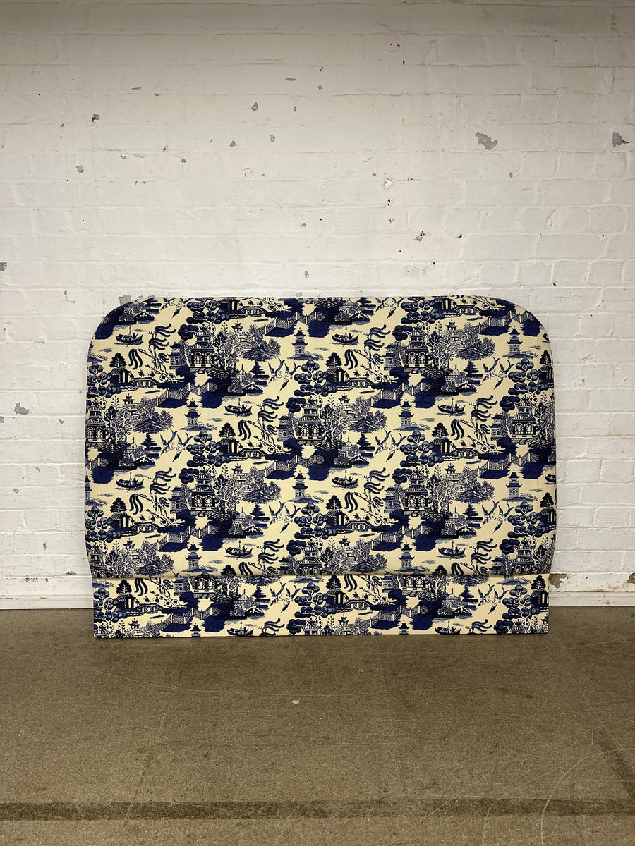 Neve King Headboard in Beata Heuman Willow Ink (fits to wall) | The ...