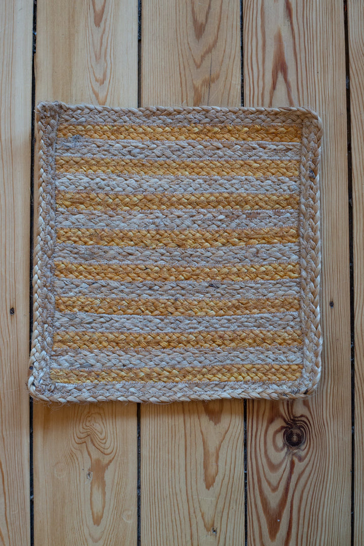 The Jute Stripe Rug | Designed in the UK & Handmade in Jaipur | The ...